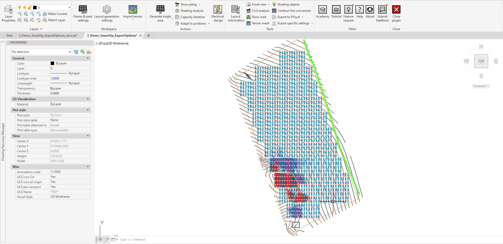Terrain Export options – Help Center | PVcase