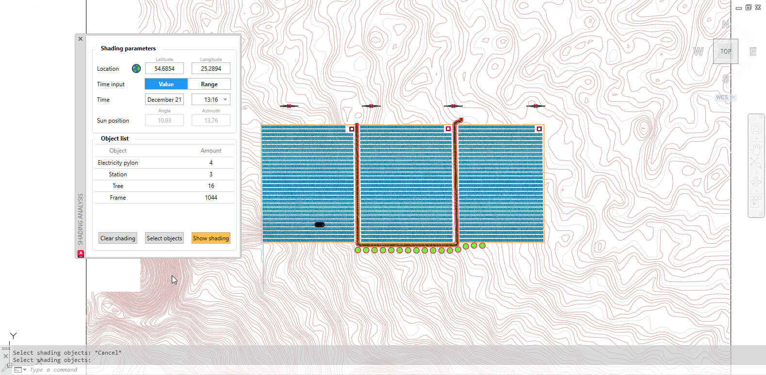 Shading objects & Shading analysis – Help Center | PVcase