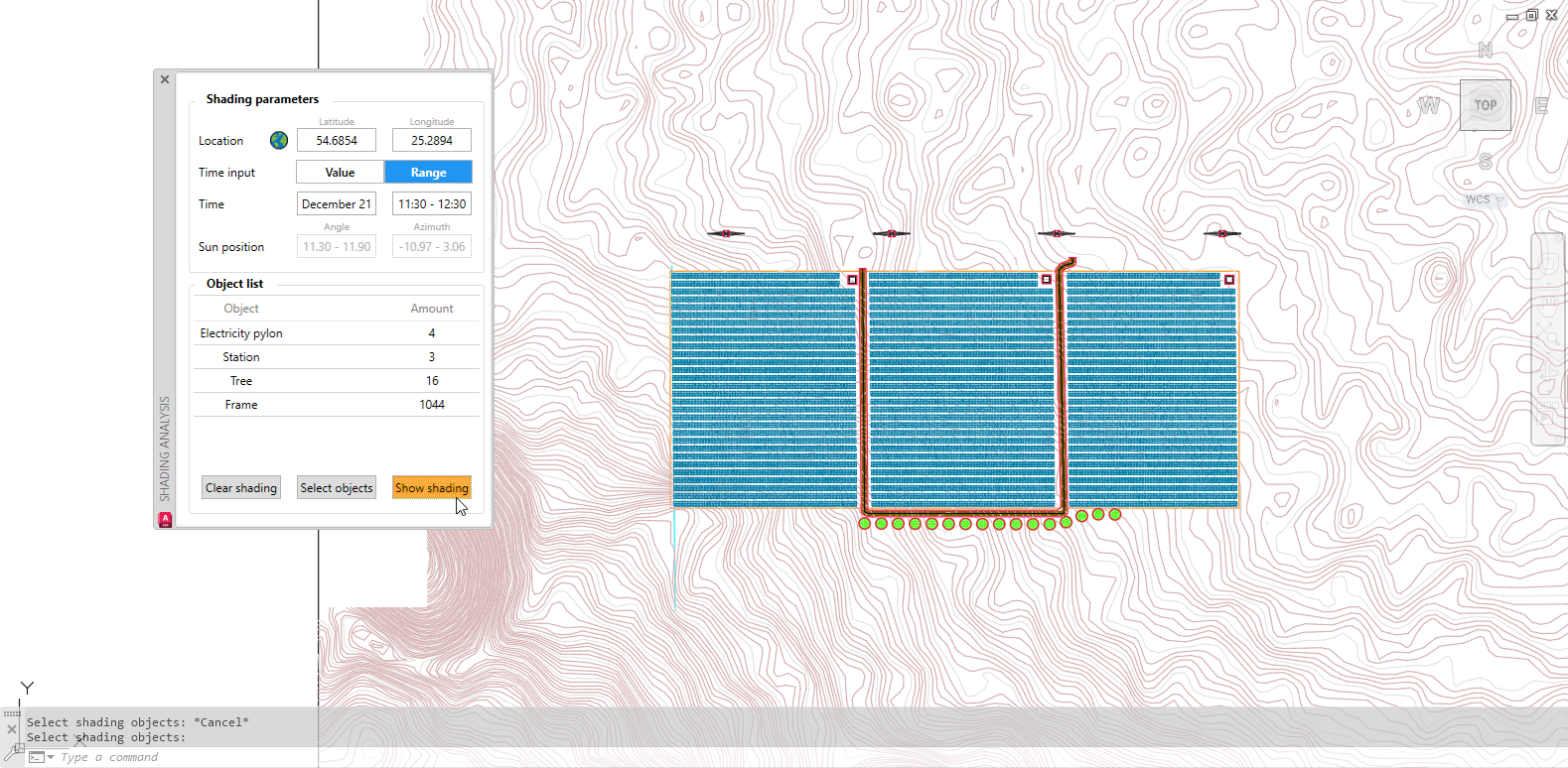 Shading objects & Shading analysis – Help Center | PVcase