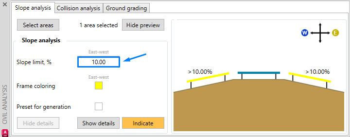 Civil analysis - slope analysis – Help Center | PVcase