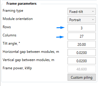 Fixed-tilt - PV layout creation – Help Center | PVcase