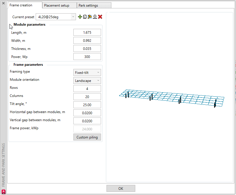 Fixed-tilt - PV layout creation – Help Center | PVcase