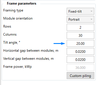 Fixed-tilt - PV layout creation – Help Center | PVcase