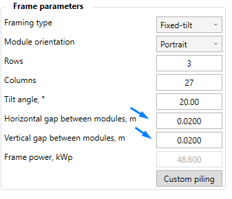 Fixed-tilt - PV layout creation – Help Center | PVcase