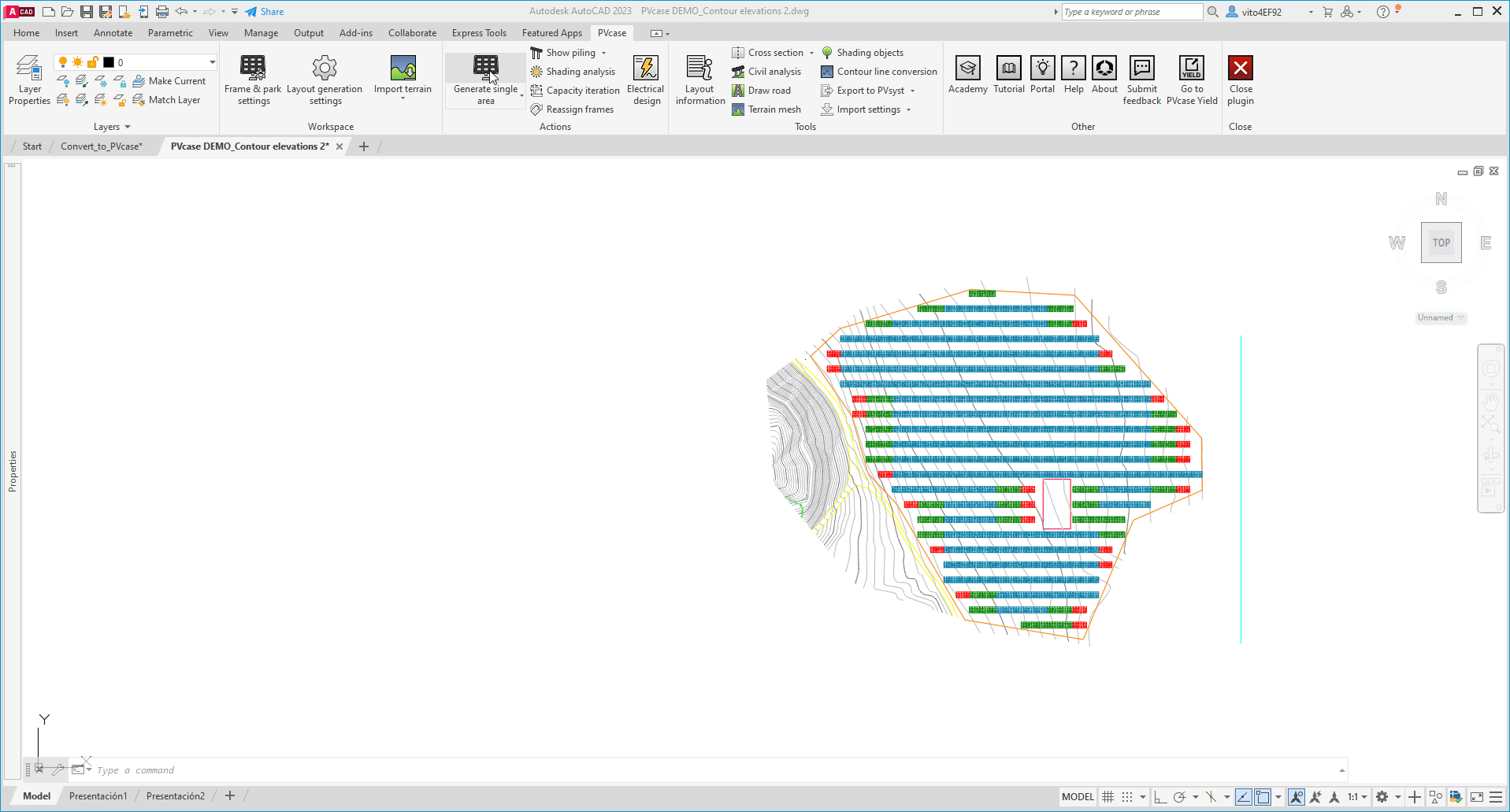 Fixed-tilt - PV layout creation – Help Center | PVcase