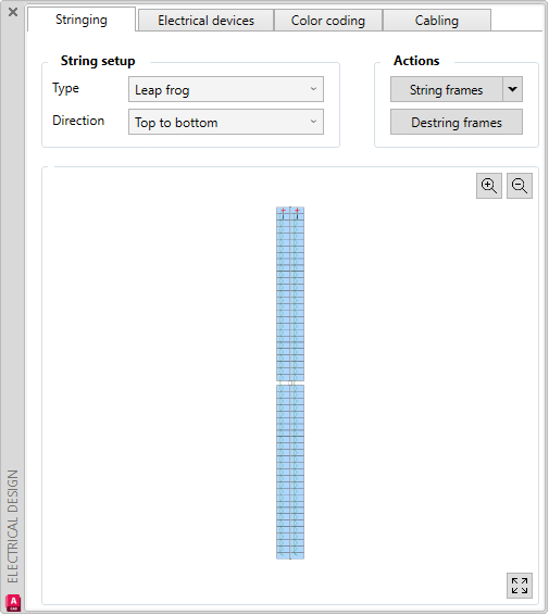 Single-axis trackers - stringing – Help Center | PVcase