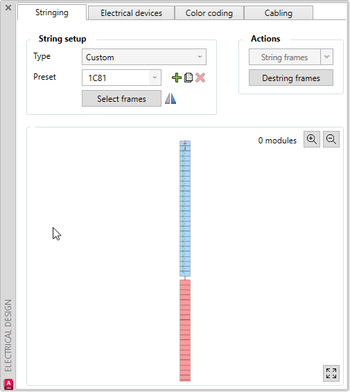Single-axis trackers - stringing – Help Center | PVcase